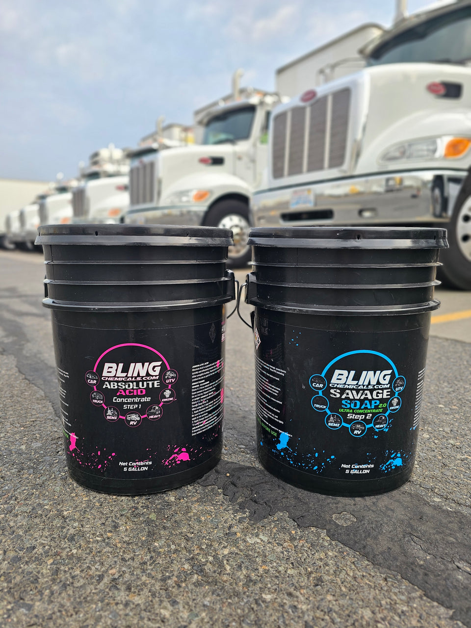 2-Step Touchless Car Wash Soap - Bling Chemicals