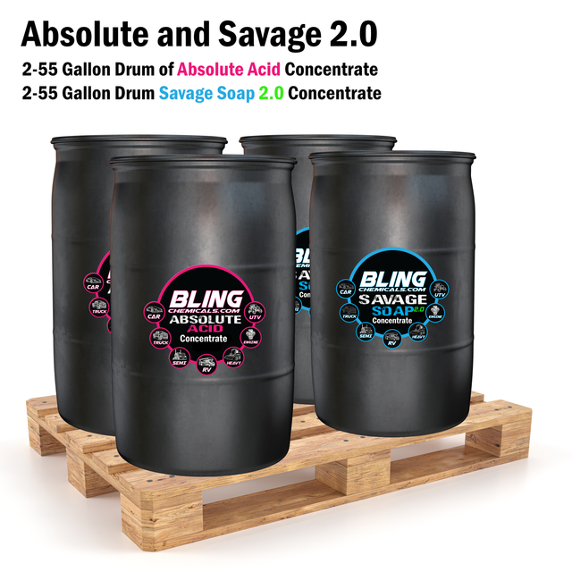 Absolute Acid and Savage Soap 2.0 Pallet – Bling Chemicals