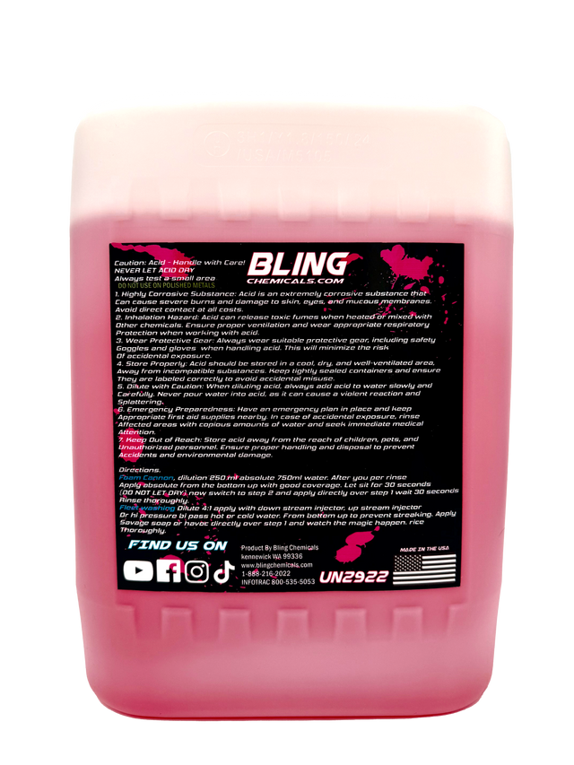 Absolute Acid - Vehicle Rust and Stain Remover - Bling Chemicals