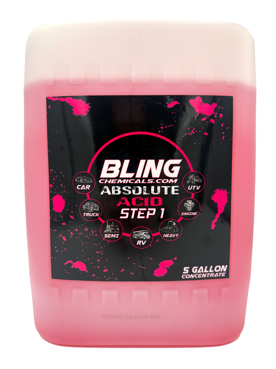 Absolute Acid - Vehicle Rust and Stain Remover - Bling Chemicals