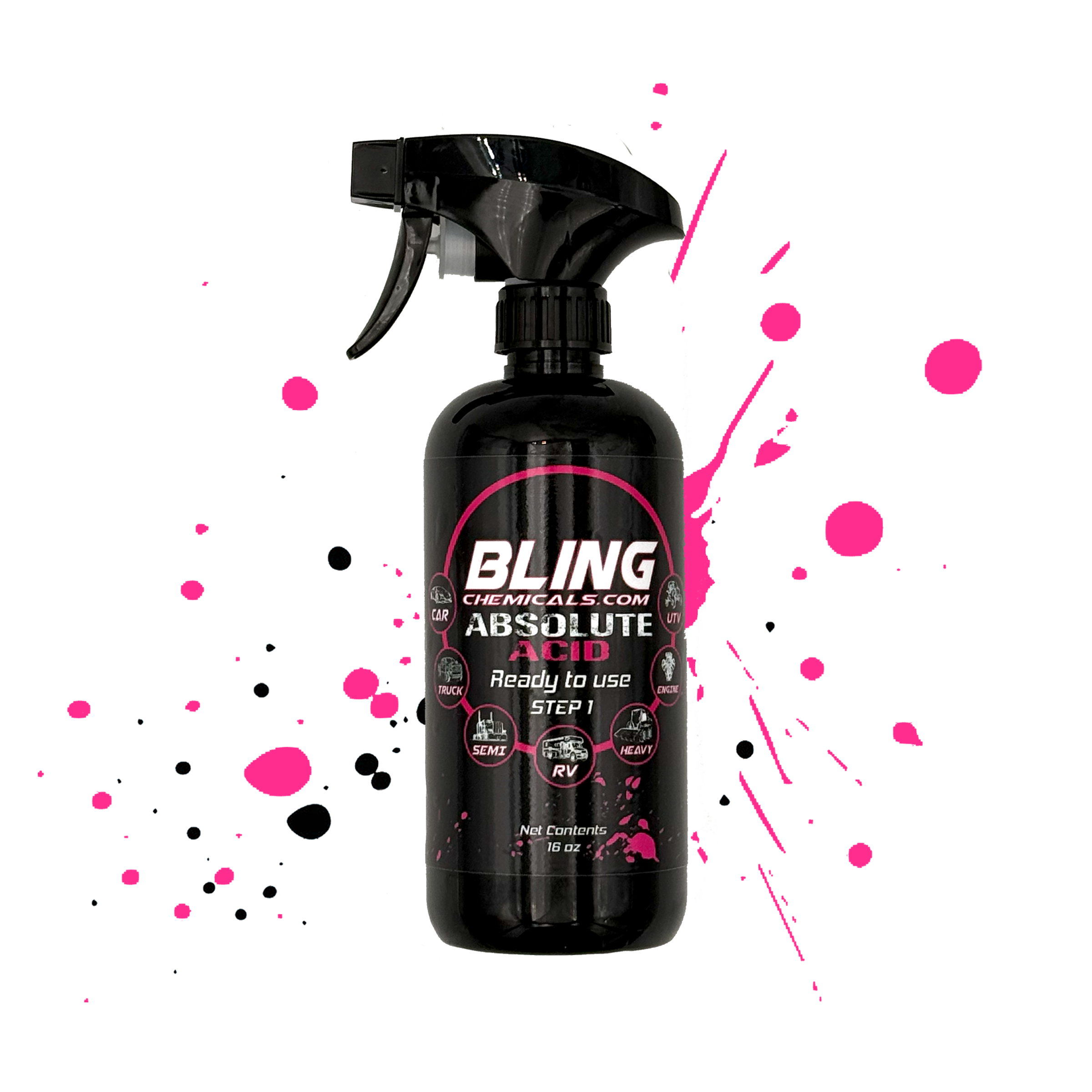 Absolute Acid - Vehicle Rust and Stain Remover - Bling Chemicals