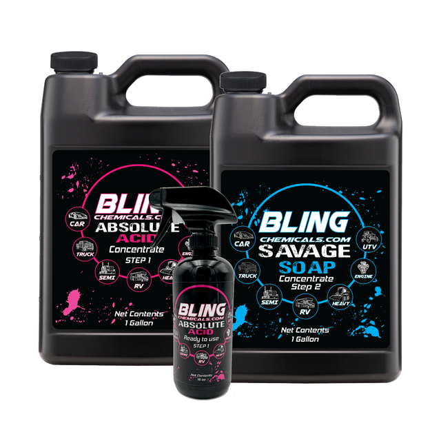 2-Step Touchless Car Wash Soap - Bling Chemicals