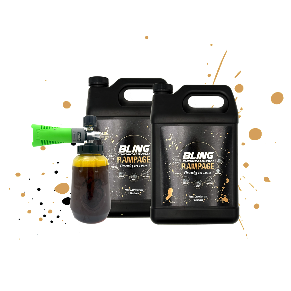 Rampage One-step car and truck wash polish safe – Bling Chemicals