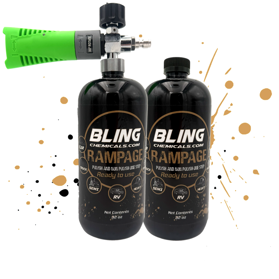 Rampage One-step car and truck wash polish safe – Bling Chemicals