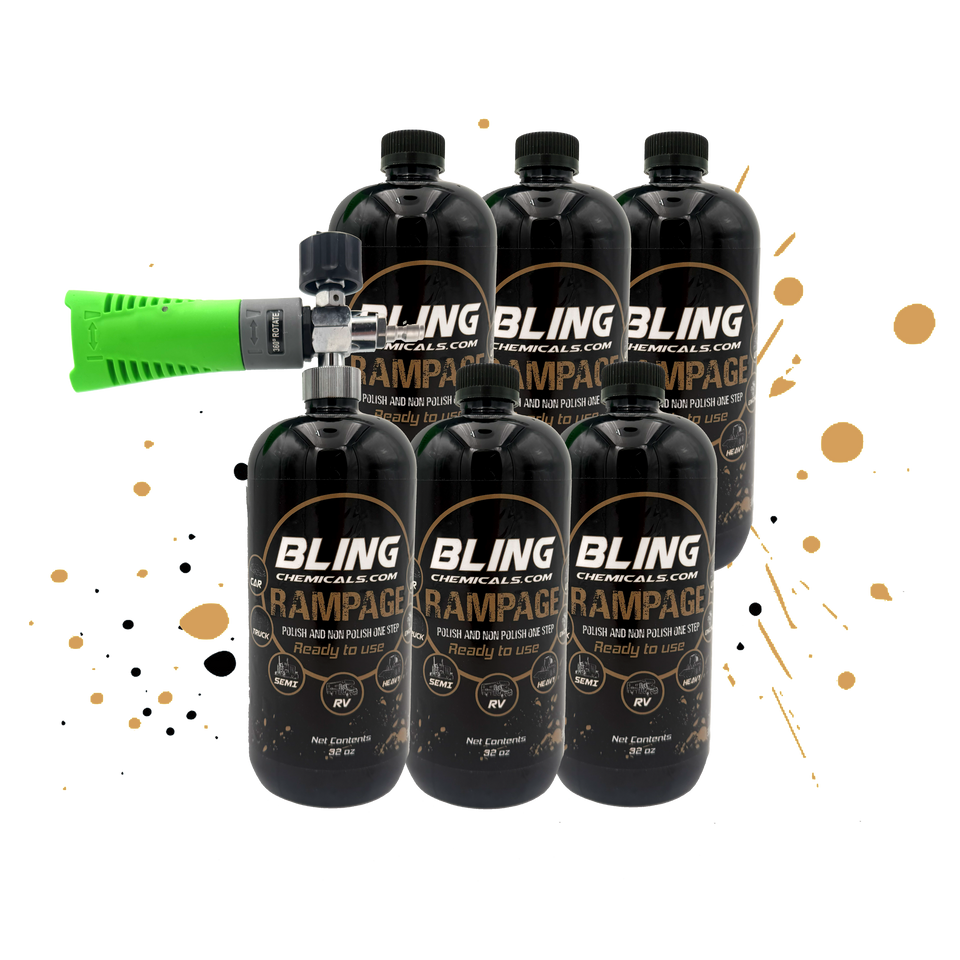 Rampage One-step car and truck wash polish safe – Bling Chemicals