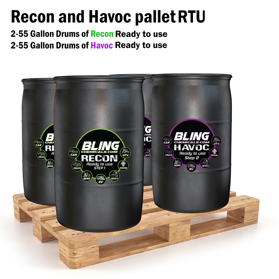 Ready to use pallet with Recon and Havoc – Bling Chemicals
