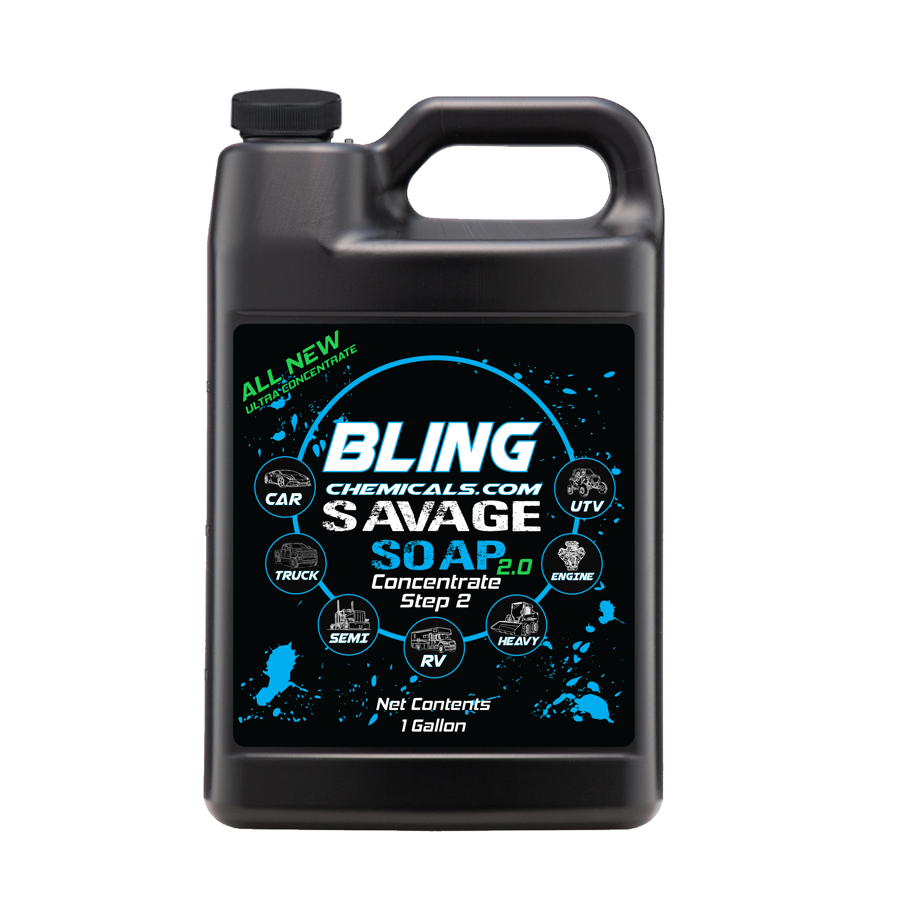 Concentrated Vehicle Multi-Degreaser - Gallon Jug - Bling Chemicals