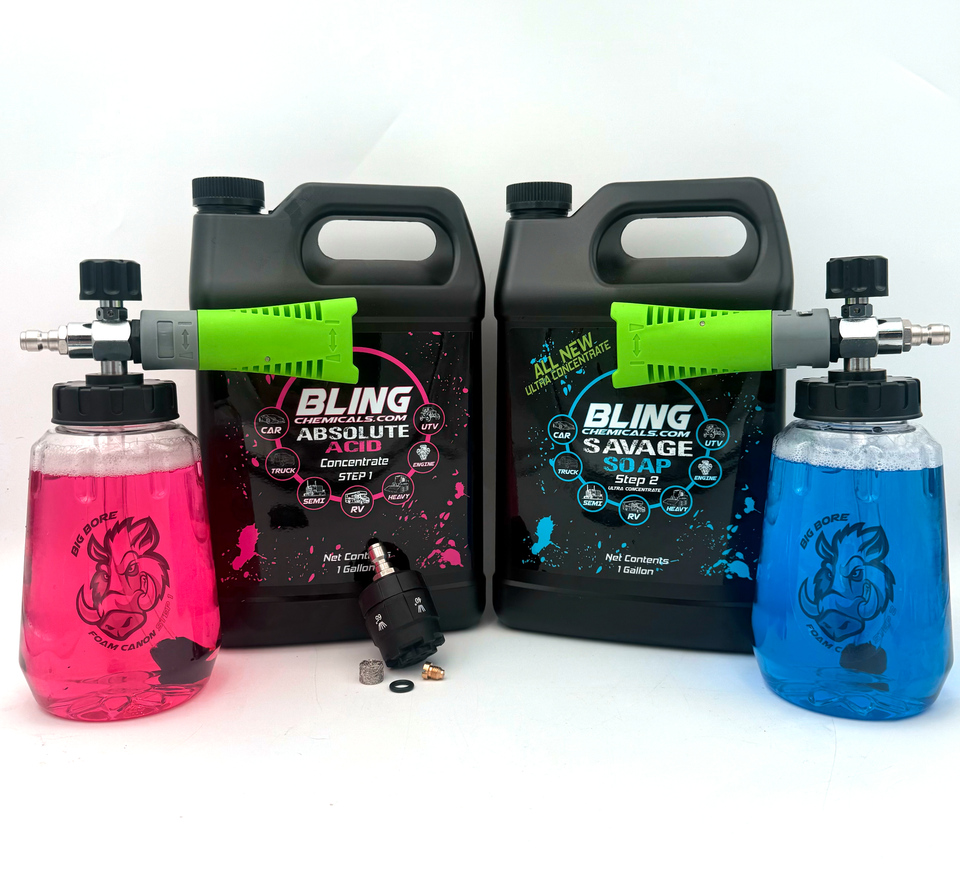 2-Step Touchless Vehicle Wash Kit - Bling Chemicals